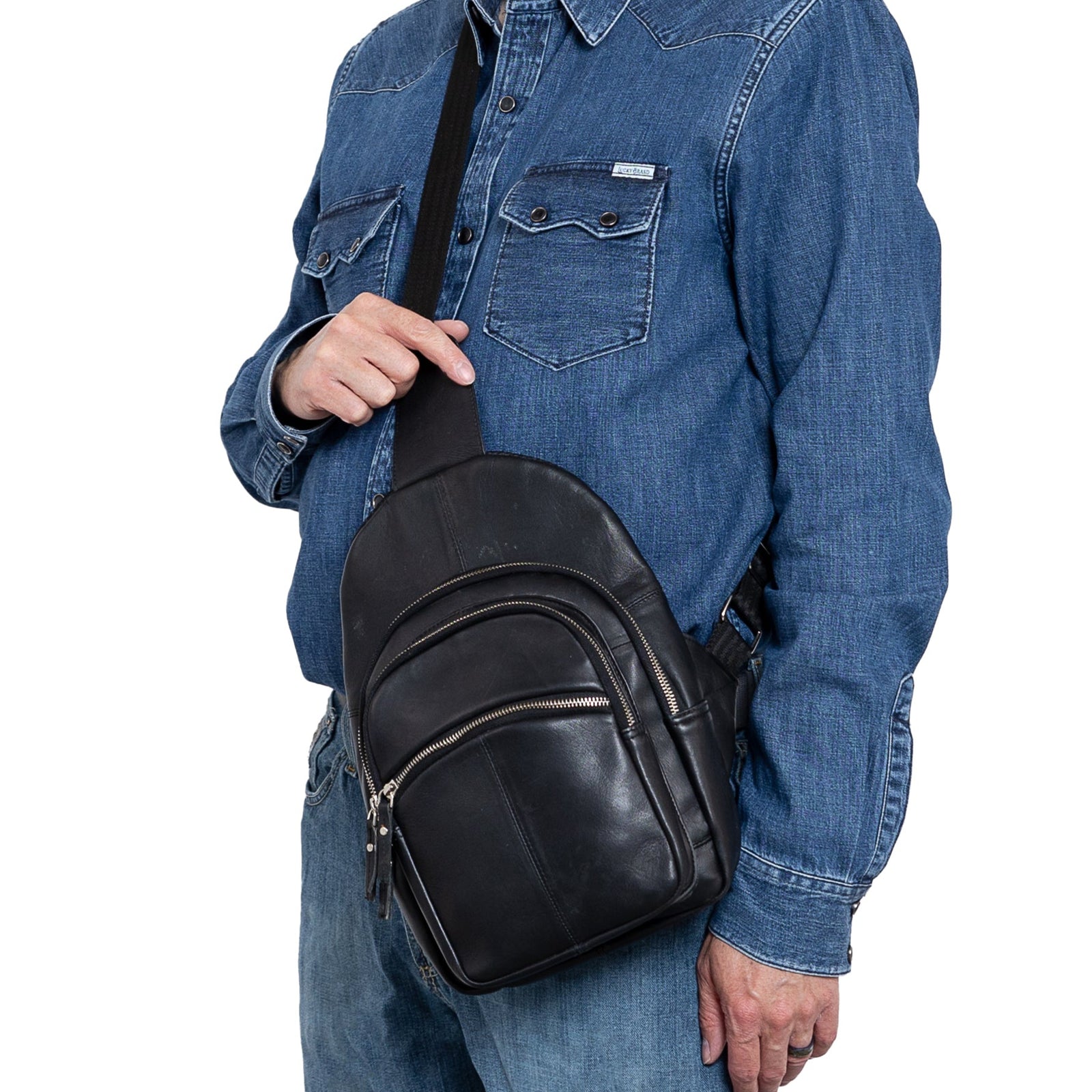 Concealed Carry Harley Lambskin Sling by DS Conceal