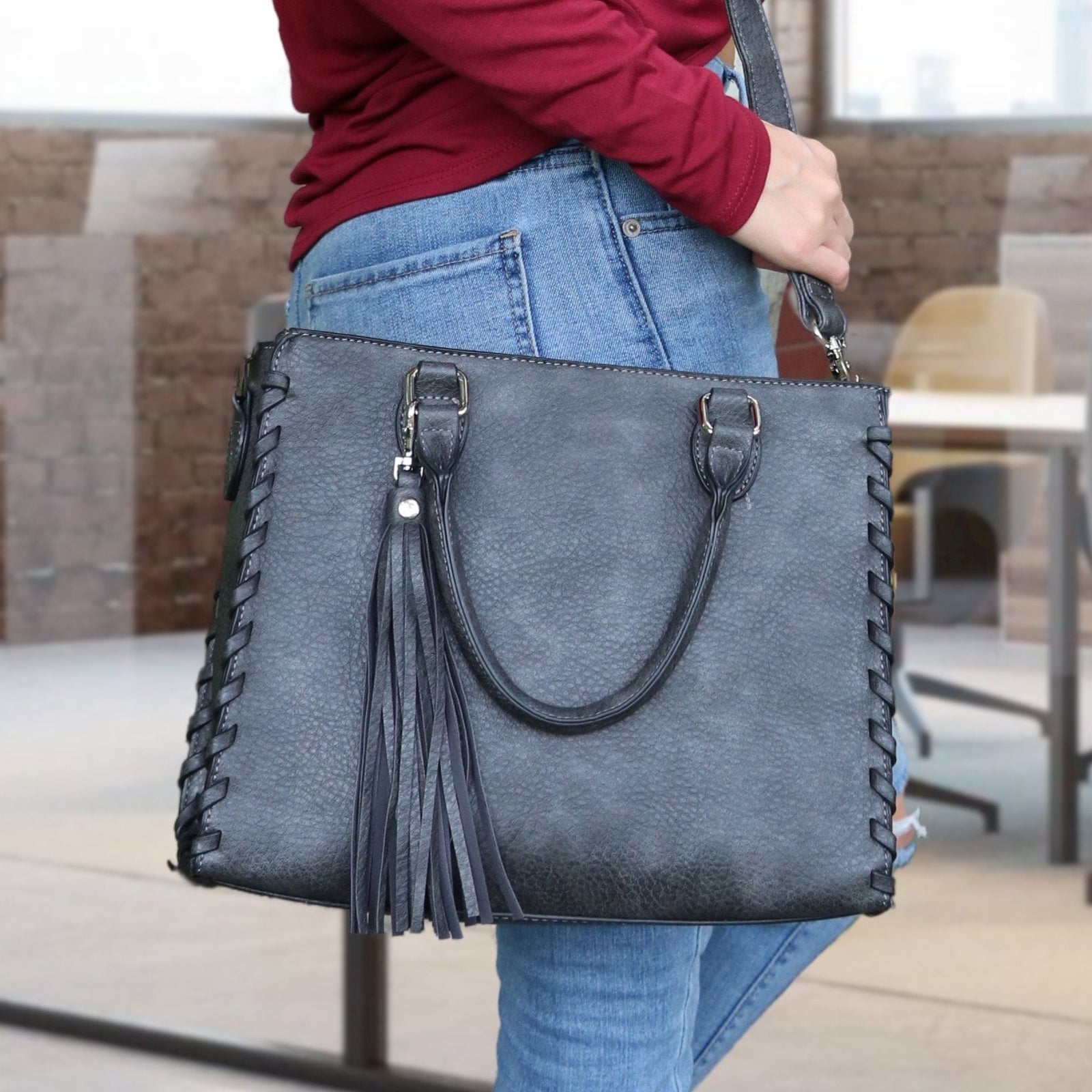 Ann Satchel by Lady Conceal | Concealed Carry Purse