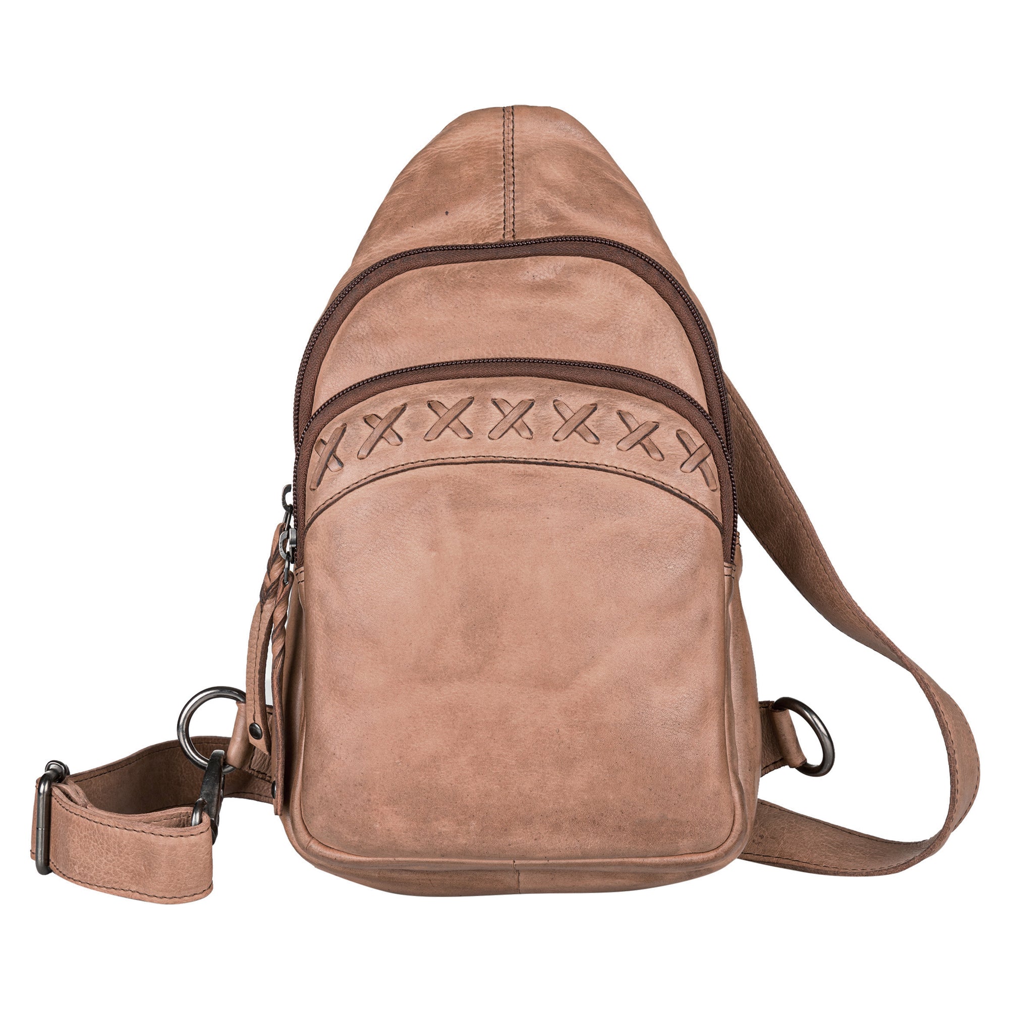 Sling Leather Backpack | Concealed Carry Purse for Women