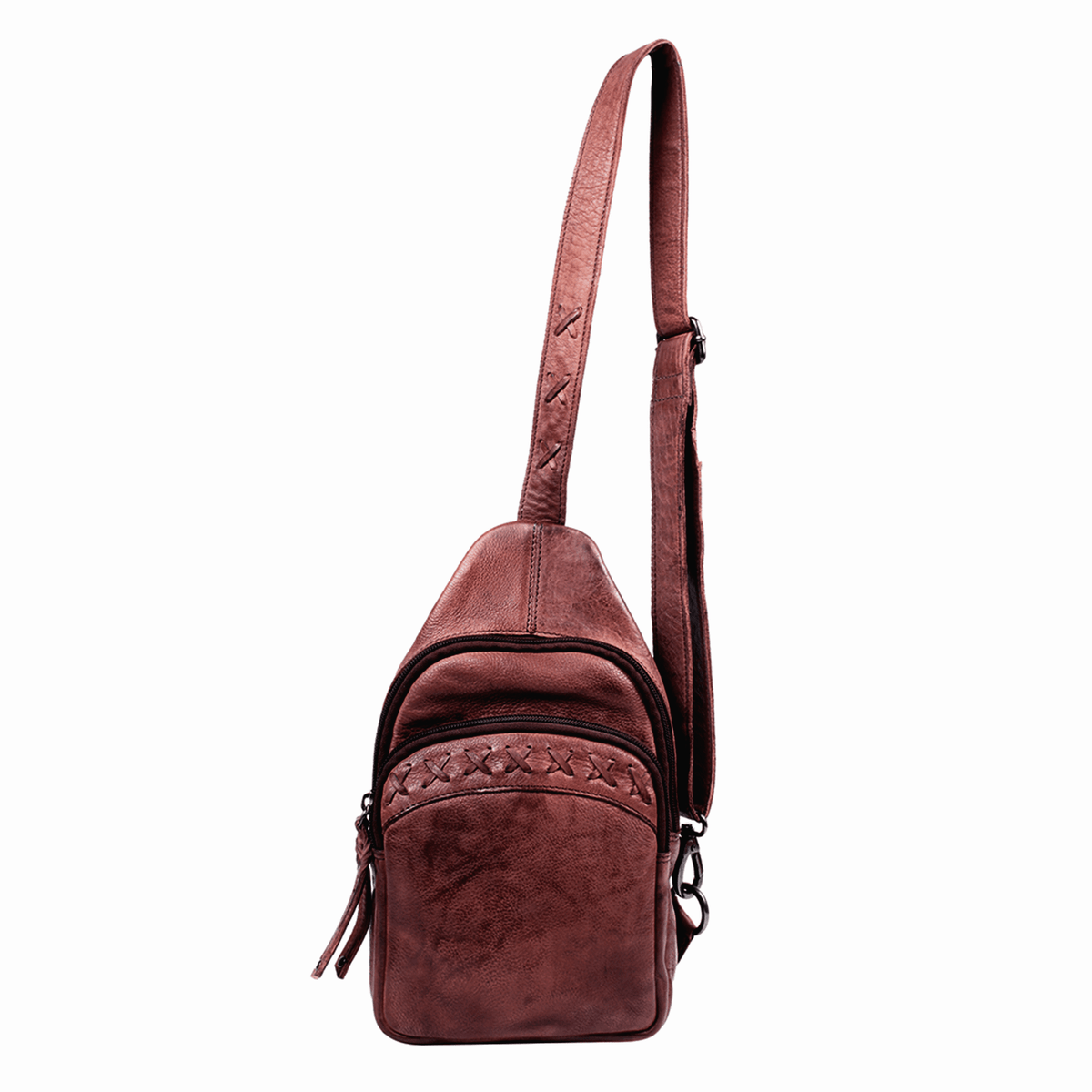 Sling Leather Backpack | Concealed Carry Purse for Women