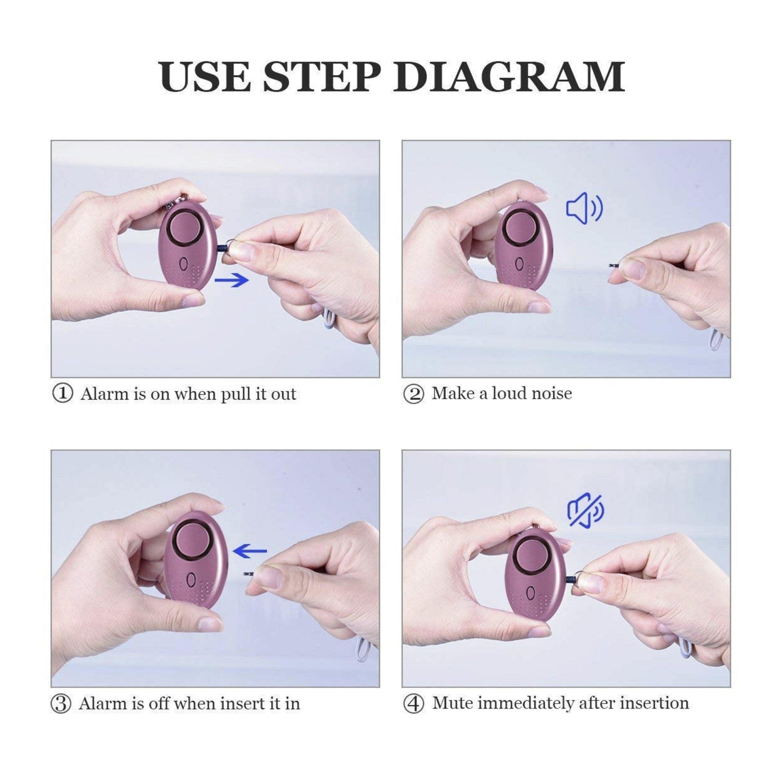 Security Alarm Keychain | Personal Alarm Keychain