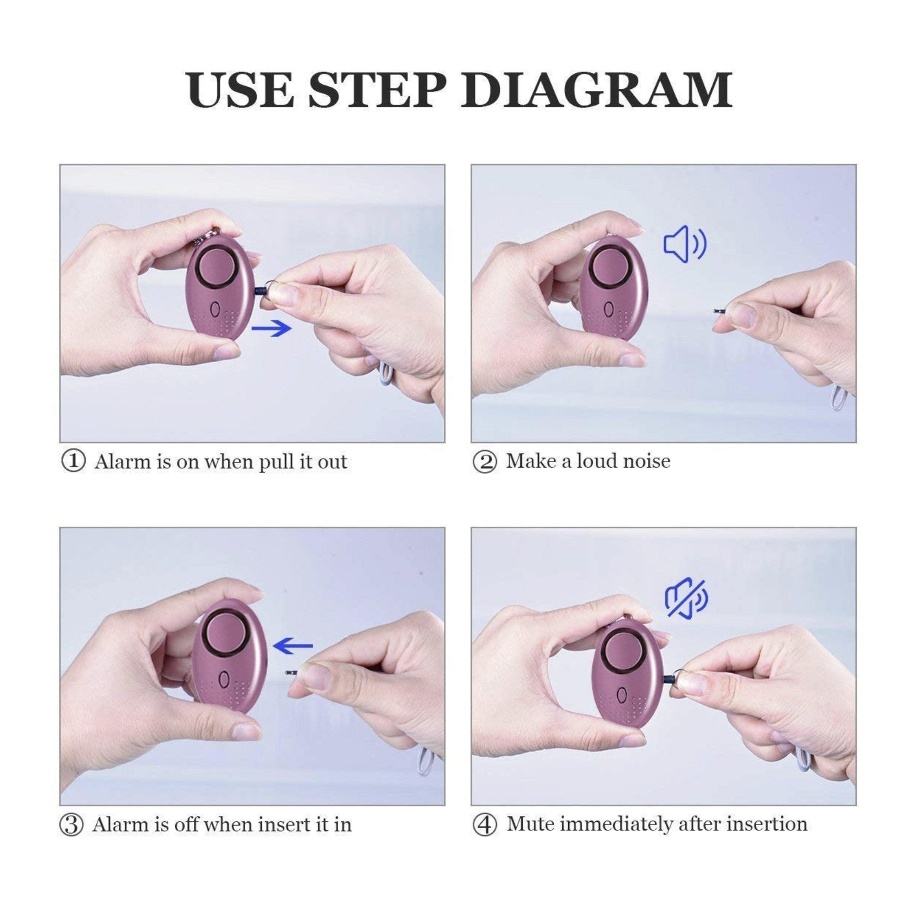 Security Alarm Keychain | Personal Alarm Keychain